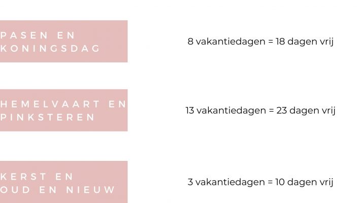 Vakantiedagen 2023 slim inplannen? Met deze truc heb je 51 vrije dagen!