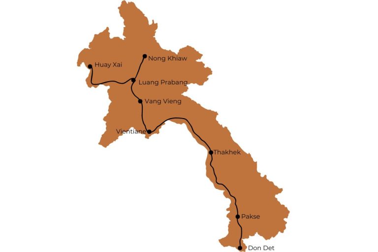 Route Laos: dit is de ideale reisroute in 2 tot 3 weken + tips ...